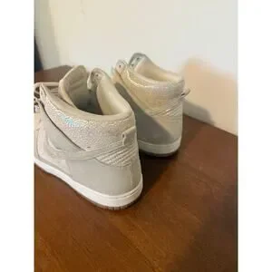 Nike | Shoes | Nike Womens Dunk High Skinny In Metallic Luster | Poshmark